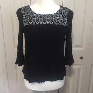 Crescent | Tops | Crescent For Stitchfix Woven Peasant Top Size Xs ...